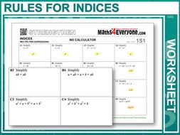 Multiplying Indices (Getting Started) | Teaching Resources