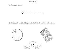 Learning letter O for Reception students | Teaching Resources