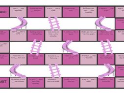 Comparative Adjectives Legal Size Text Chutes and Ladders Game ...