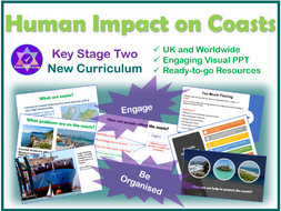 Human Impact on Coasts KS2 Geography | Teaching Resources
