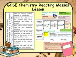 New GCSE Chemistry (Science) Percentage by Mass & Reacting Masses ...