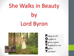 She Walks in Beauty by Lord Byron | Teaching Resources
