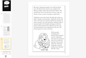 Androcles & The Lion: Digital Reading Comprehension Activity (6-9 years ...