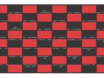 Possessive Pronouns 6 English Legal Text Game Bundle | Teaching Resources