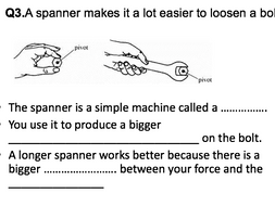 AQA KS3 Moments - Turning forces | Teaching Resources