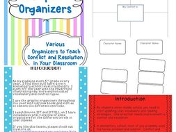 Conflict and Resolution Graphic Organizers | Teaching Resources