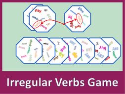 Irregular Verbs Dobble | Teaching Resources
