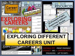 Careers Unit - Exploring Jobs by thecre8tiveresources | Teaching Resources