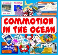 COMMOTION IN THE OCEAN STORY RESOURCES -ANIMALS SEALIFE SEA READING ...