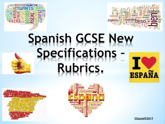 GCSE Spanish 9 - 1 Specifications - translations, rubrics and ...