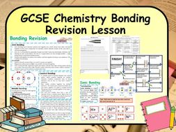 GCSE Chemistry Bonding Revision Lesson | Teaching Resources