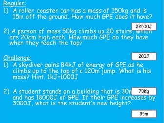 AQA GCSE Physics Equation Question Bundle | Teaching Resources