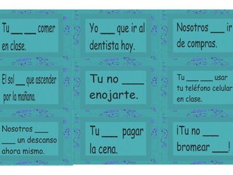 Modals of Obligation, Necessity and Prohibition Spanish 4 Worksheet-2 ...