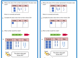 Year 3 place value White Rose Problem solving strips | Teaching Resources