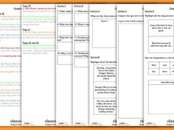 War Horse Chapter 7 Whole Class Guided Reading Comprehension | Teaching ...