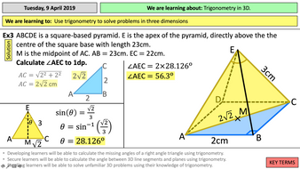 Trigonometry in 3D | Teaching Resources