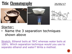 Chromatography - complete lesson (KS3) | Teaching Resources
