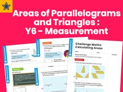 Calculating Areas of Parallelograms and Triangles Y6 – Measurement ...
