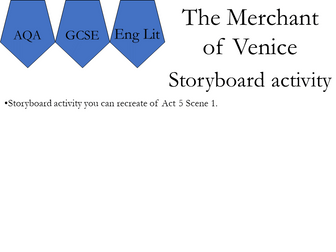 AQA GCSE English. Merchant of Venice by irenelszmelter | Teaching Resources