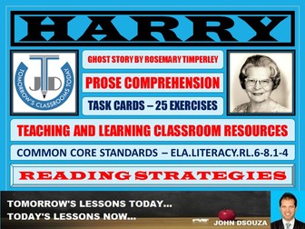 PROSE READING COMPREHENSION - TASK CARDS AND EXERCISES : BUNDLE ...