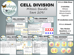 Cell Division: Mitosis Bundle Save 20%! | Teaching Resources