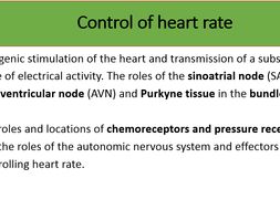 Control of heart rate AQA 3.6.1.3 | Teaching Resources