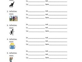 ERE Verbs in Italian Verbi ERE Bundle | Teaching Resources