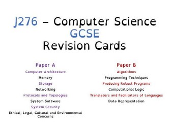 J276 - Theory and Programming Revision by Davism1993 | Teaching Resources