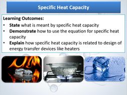 GCSE Specific Heat Capacity | Teaching Resources