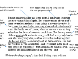 An Inspector Calls - Birling's Speech | Teaching Resources