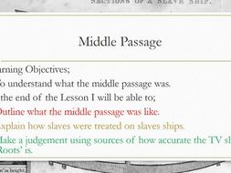 Middle Passage | Teaching Resources