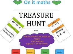 Ratio - Treasure Hunt | Teaching Resources