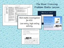 Maths Investigation - The River Crossing Problem (KS2) | Teaching Resources