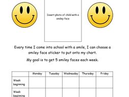 Smiley face chart | Teaching Resources