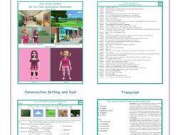 City versus Country Conversation Worksheet | Teaching Resources