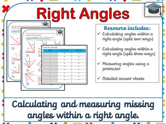 Name, calculate and measure angles (differentiated) bundle | Teaching ...