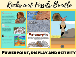Rocks Classroom Display and A-Z PowerPoint KS2 by Gdwaters1 | Teaching ...