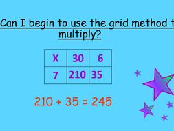 Grid lesson for multiplication PP, lesson plan and worksheets ...
