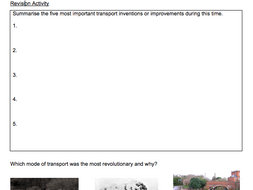 Y8 Autumn 1 homework booklet 'The Industrial Revolution' HISTORY KS3 ...