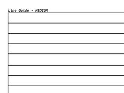 Handwriting Line guides 15mm, 12mm, 10mm | Teaching Resources