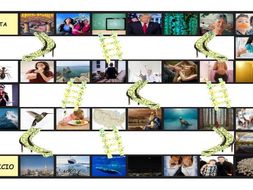 Superlative Adjectives Spanish Legal Size Photo Chutes and Ladders Game ...