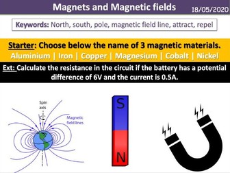 Electricity and Magnetism (Activate KS3) | Teaching Resources