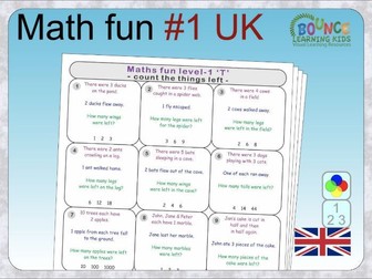 Maths fun (UK) distance learning worksheets | Teaching Resources