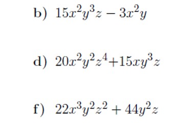 Factoring multivariable expressions worksheets (with solutions ...