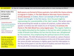 Unseen Poetry - Lesson 5 (Comparison) | Teaching Resources