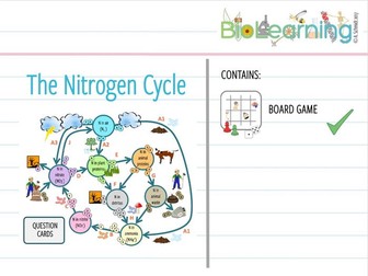 Nitrogen Cycle - Powerpoint PPT, Worksheet, Loop Game and Board Game ...