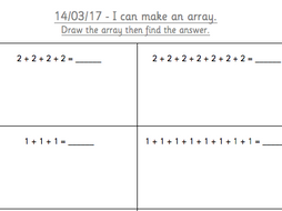 Can you draw an array? | Teaching Resources
