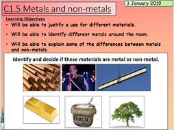KS3 Metals and non-metals | Teaching Resources