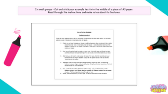 Year 3: Instructions and Explanations (Week 1 of 2) | Teaching Resources