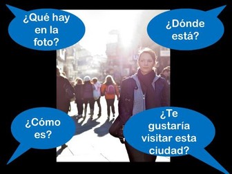 GCSE Spanish foundation photo card practice | Teaching Resources